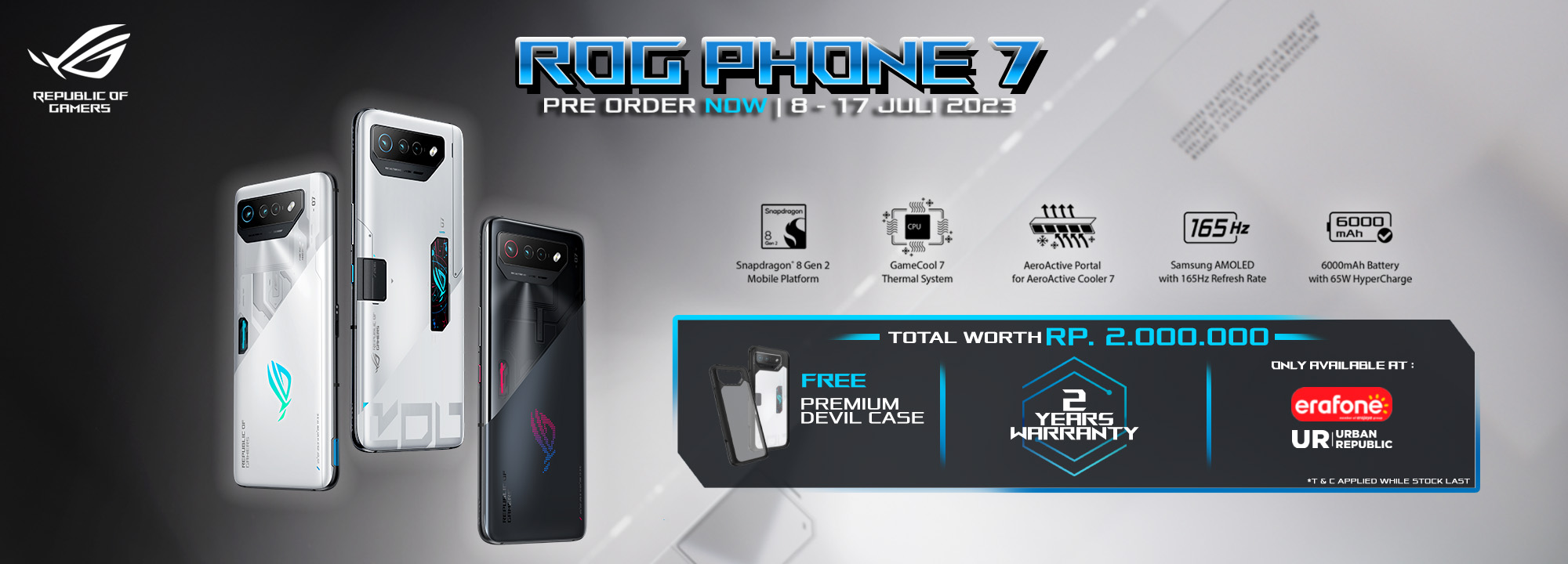 SYARAT & KETENTUAN ROG PHONE 7 BLIND PRE-ORDER