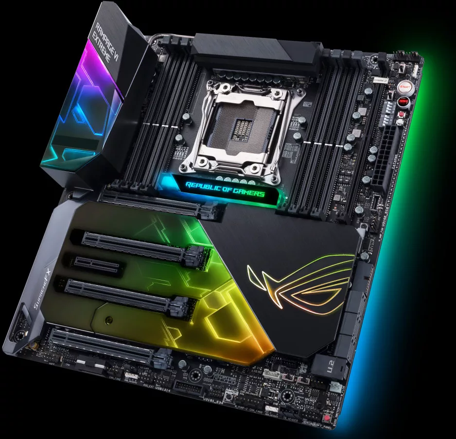 ROG introduces Rampage VI Extreme, Rampage VI Apex, and Strix X299-E ...