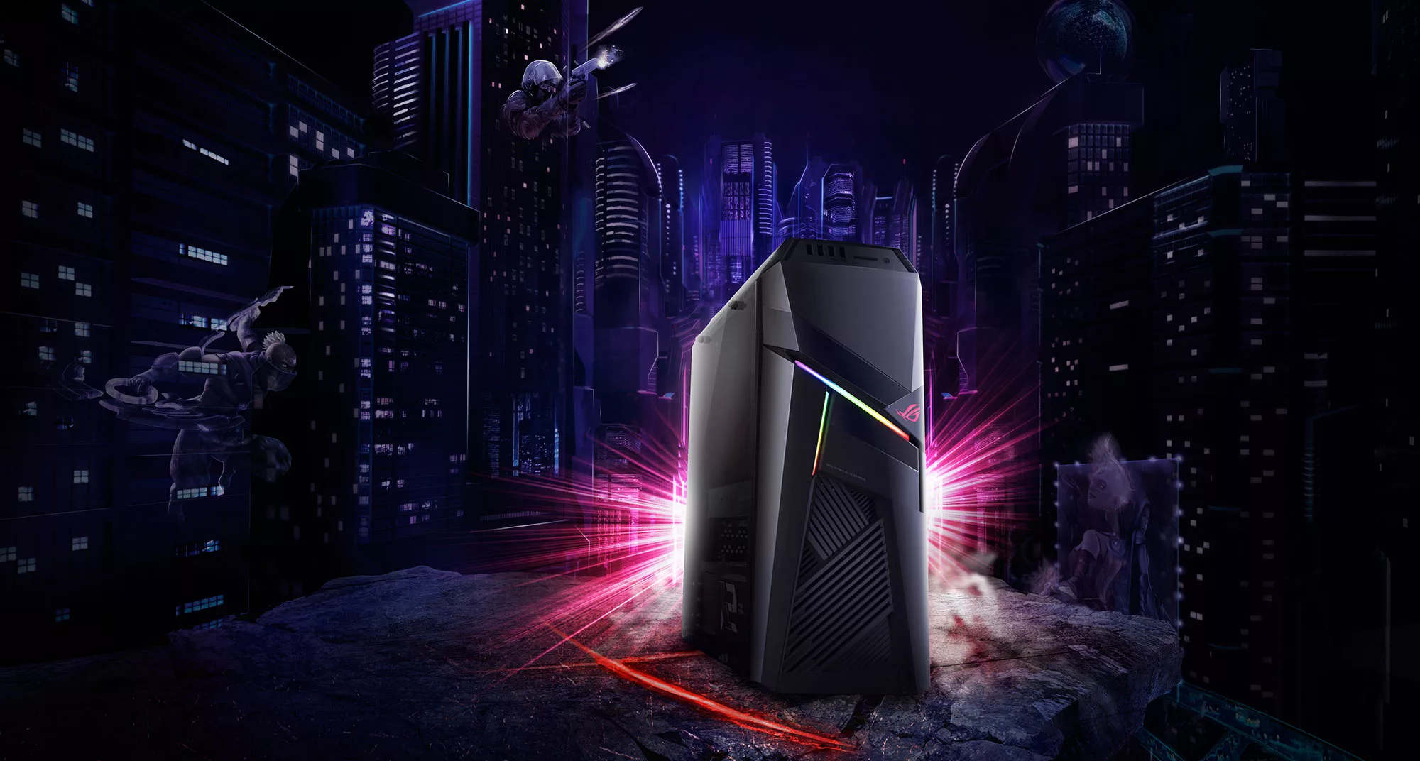 Built for esports: Introducing the ROG Strix GL12 gaming desktop | ROG ...