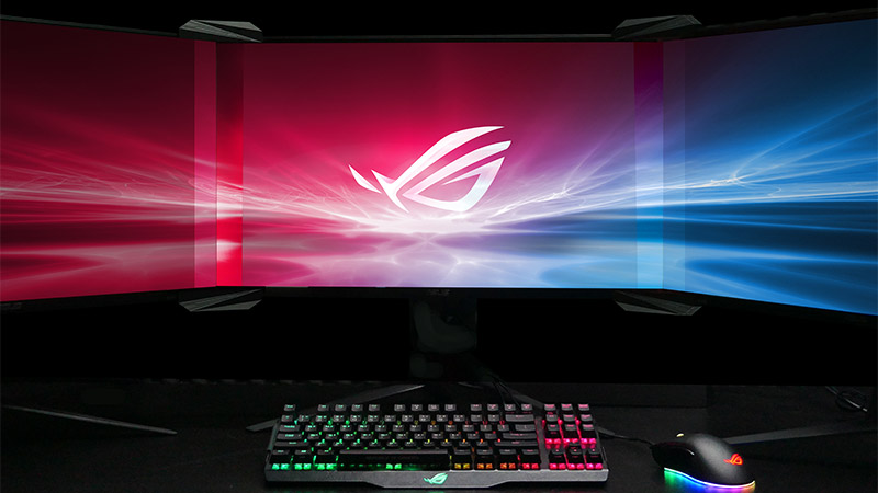 Bezel-Free Kit makes multi-monitor setups seamless | ROG - Republic of ...