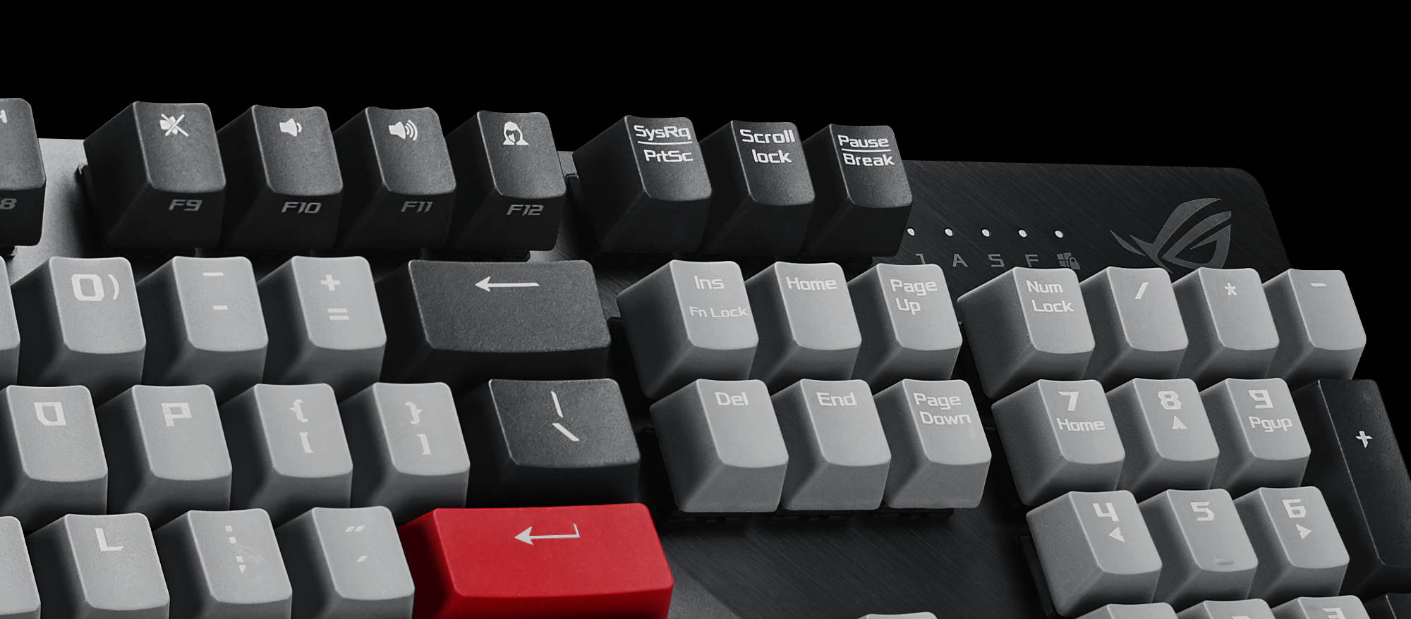 The ROG Strix Scope PBT blends old school vibes with modern materials